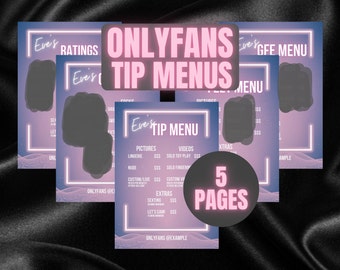 Onlyfans Live Tip Menu Adult Creator List Camming Cam - Etsy
