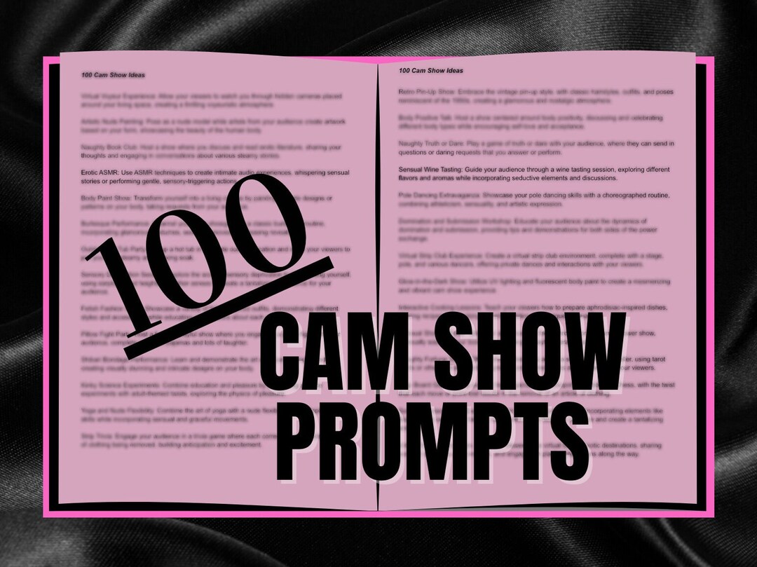 100 Cam Model Prompt Skits | Creative Ideas for Cam Girl Models | Ideas ...