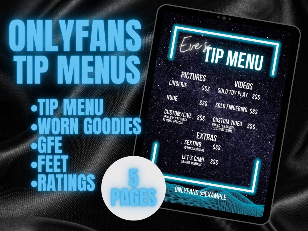 Onlyfans Live Tip Menu Adult Creator List Camming, Cam Girl Valentines ...
