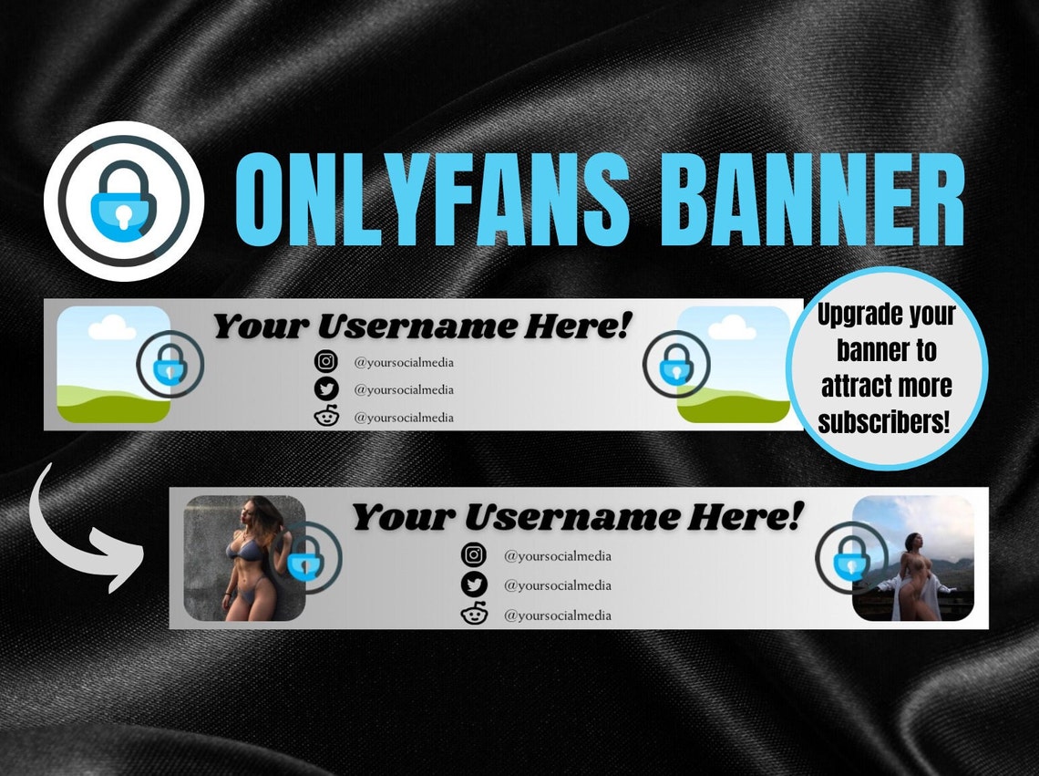 Onlyfans Banner for Adult Creators Cam Girl Banner for Adult - Etsy
