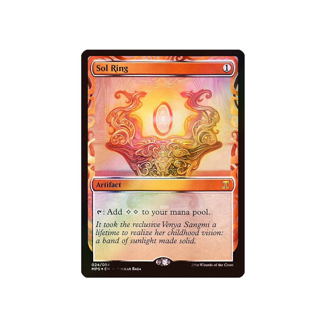 MTG Masterpiece Foil Sol Ring Proxy. MP From Kaladesh - Etsy