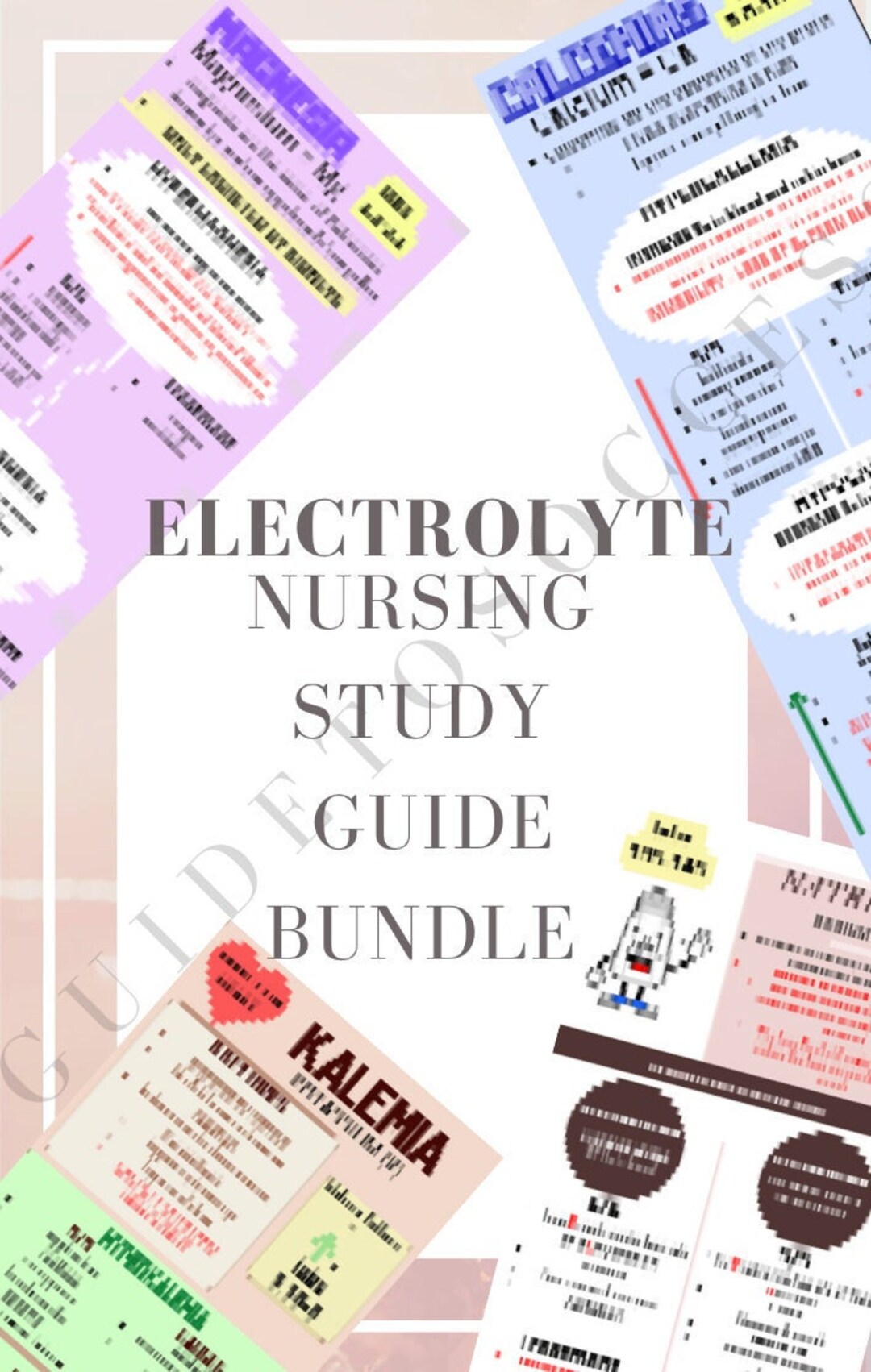 Electrolyte Imbalance Study Guide Bundle - Etsy