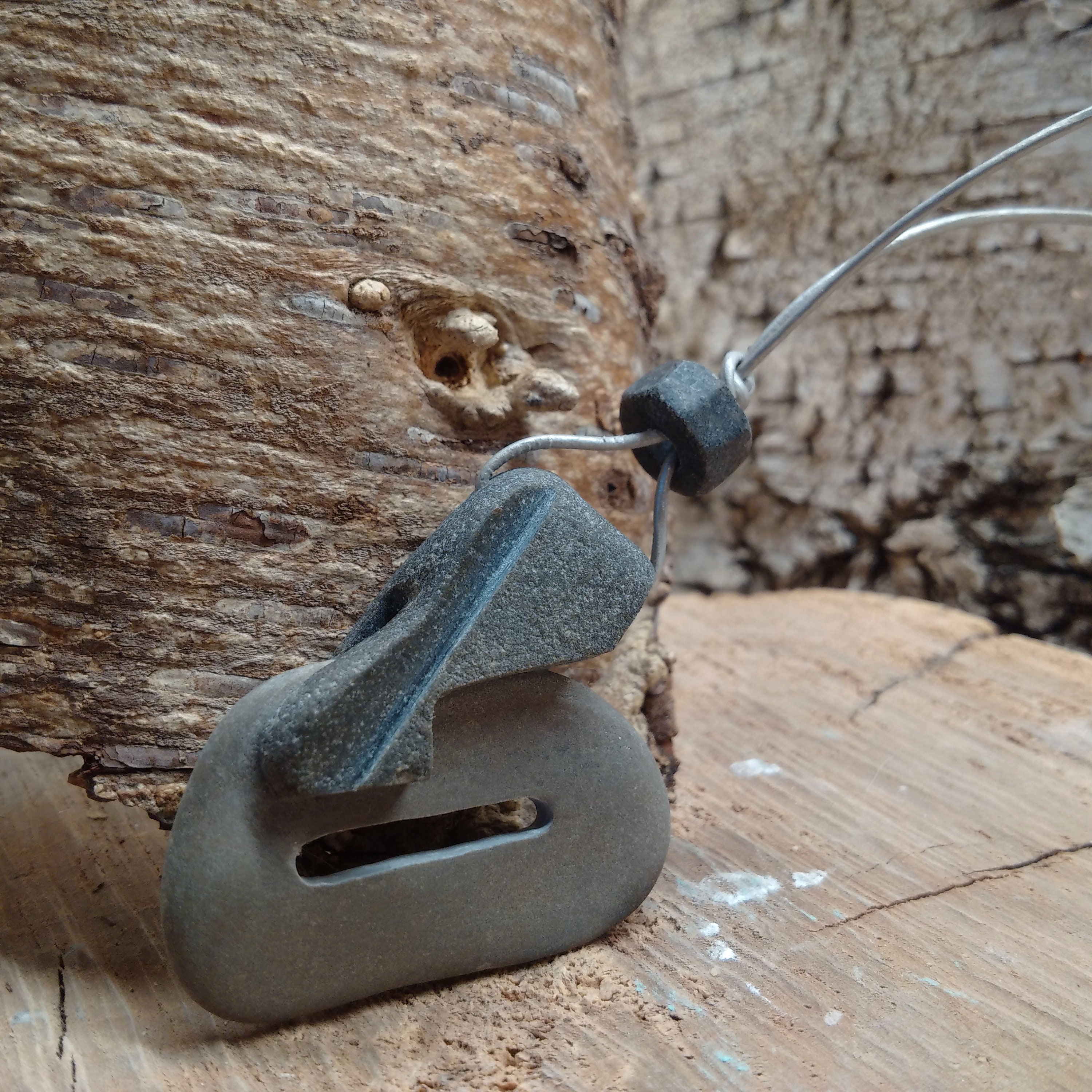 Pendant Made of Sandstone and Limestone. Carving, Carved, Pebble, Stone ...