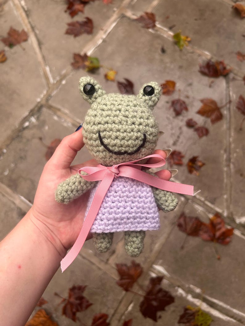 Frog Crochet Stuffed Animal - Etsy