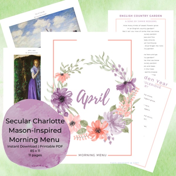 Charlotte Mason Curriculum - Etsy