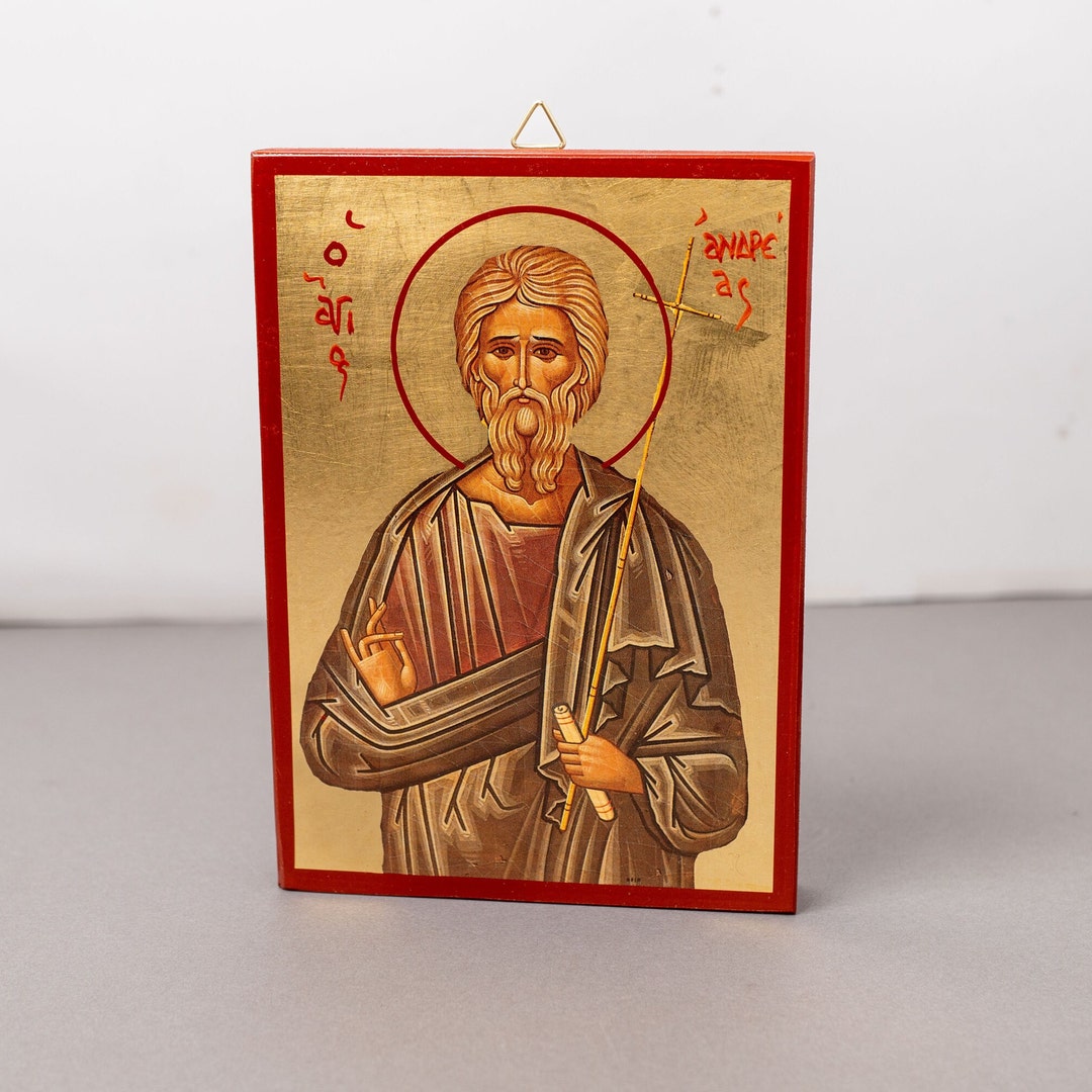 Saint Andrew the Apostle,agios Andreas, Byzantine Icon Byzantine Art ...