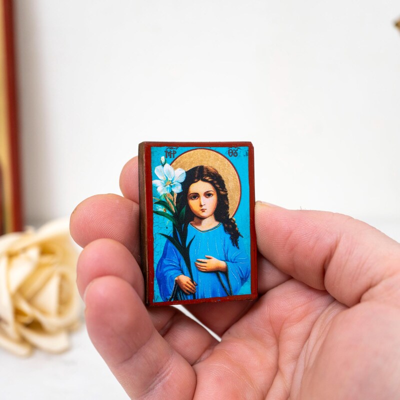 Virgin Mary Icon - Etsy
