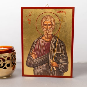 Saint Andrew the Apostle,agios Andreas, Byzantine Icon Byzantine Art ...