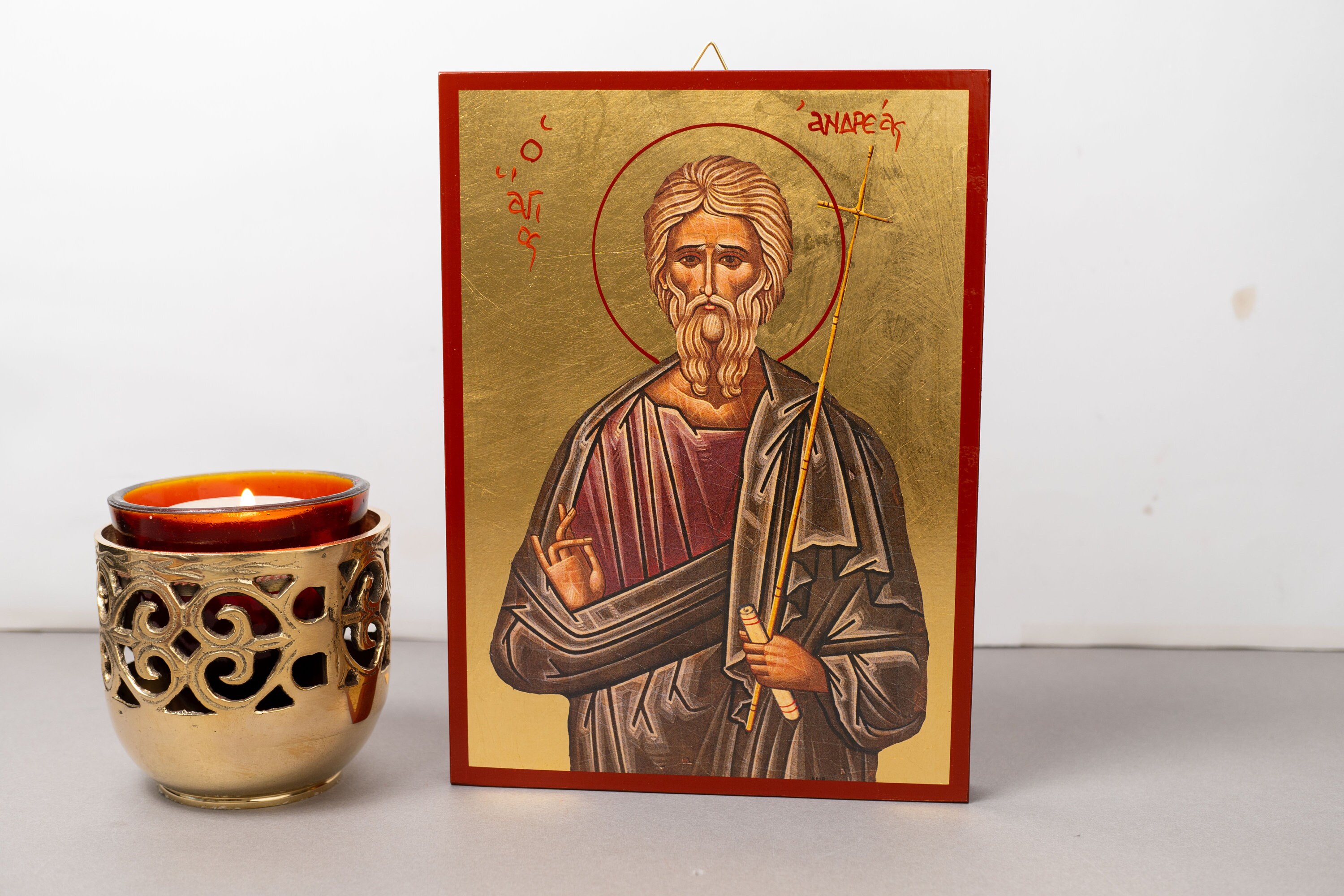 Saint Andrew the Apostle,agios Andreas, Byzantine Icon Byzantine Art ...