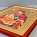 Handmade Greek Christian Icon With the Virgin Mary "the Healer" in GOLD ...
