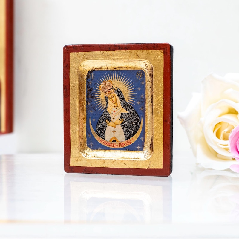 Virgin Mary Icon - Etsy