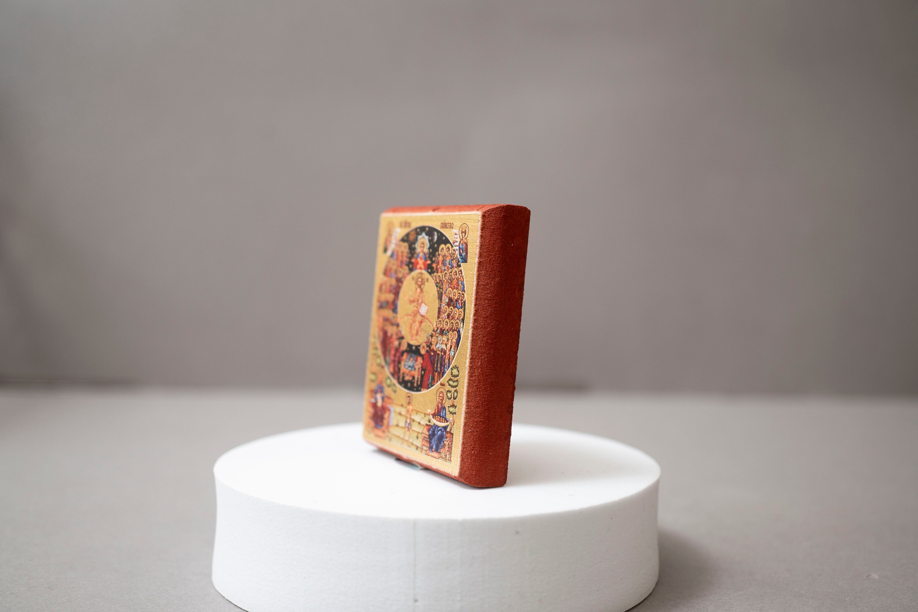 Small Wooden Orthodox Icons With All Saints Day - Feast of All Saints ...