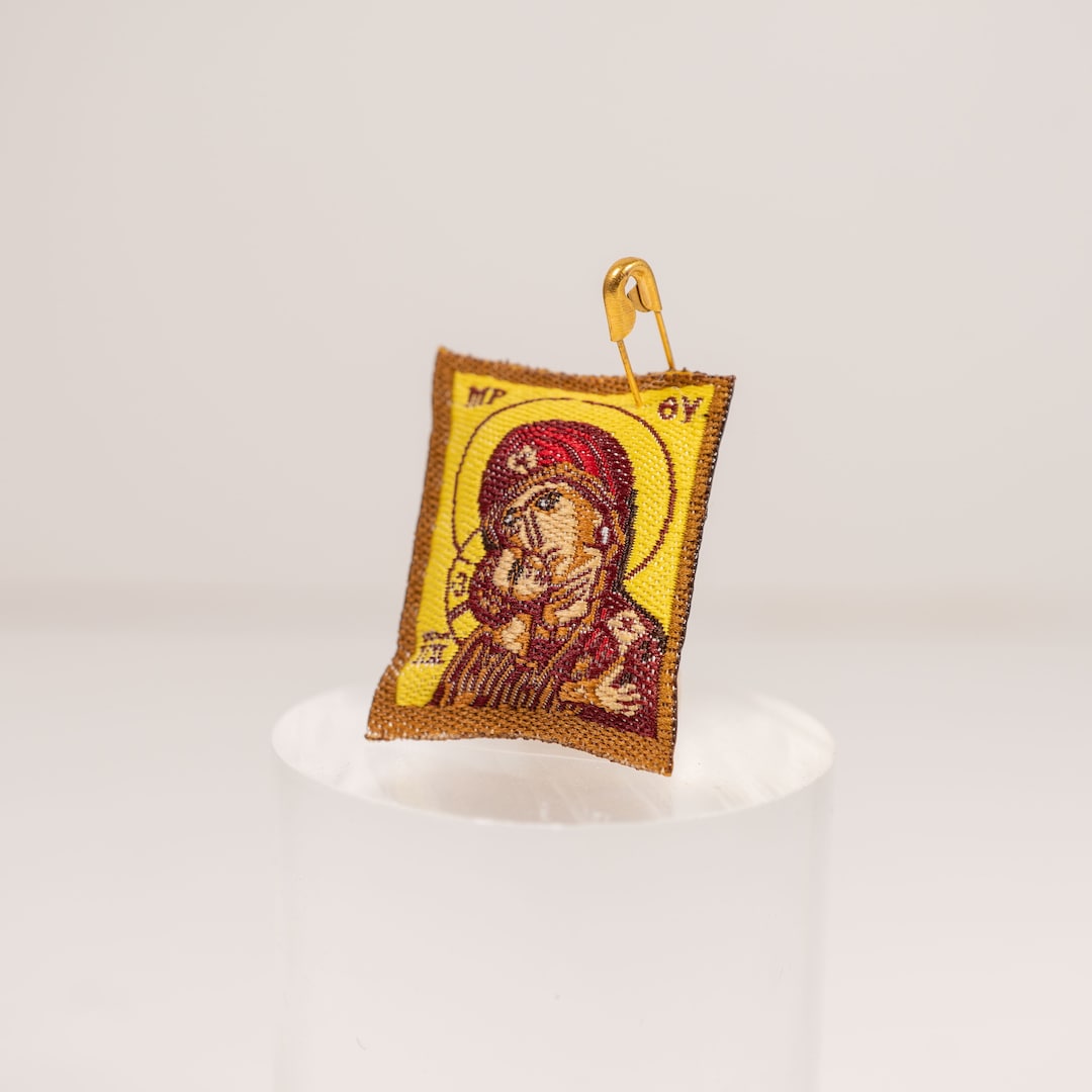 Greek Filakto Amulet – Charm and Protection With Icon of Virgin Mary ...