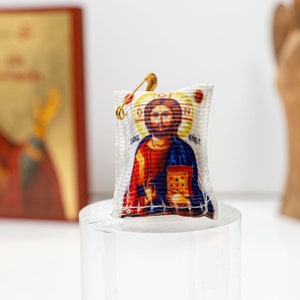Greek Amulet,filakto With Theotokos and Jesus Christ , Charm and ...
