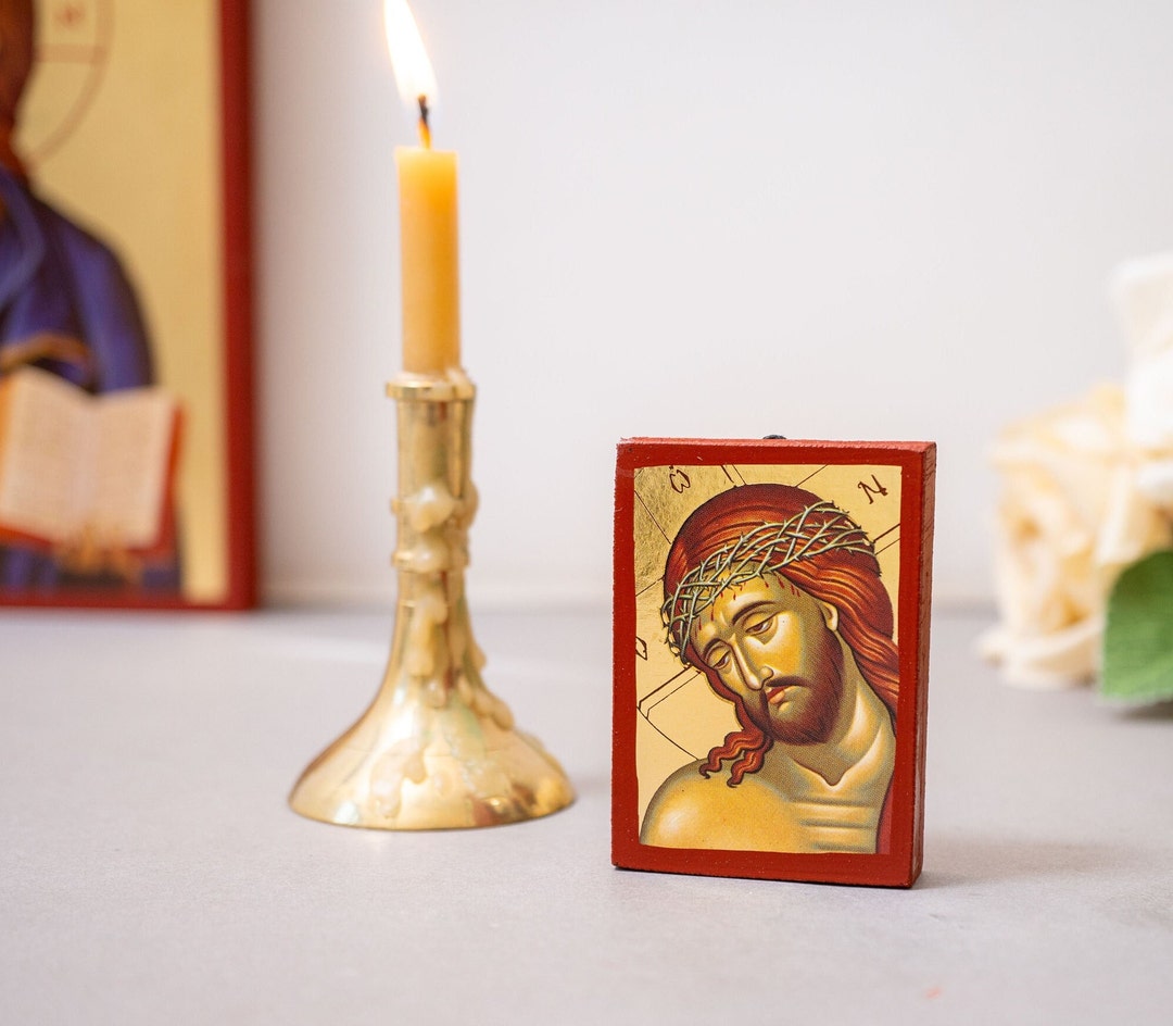 Small Wooden Orthodox Icons Jesus Christ Nimfios "the Bridegroom ...