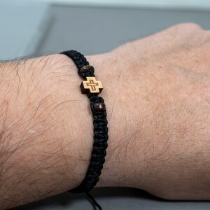 ICXC NIKA Orthodox Bracelet With Engraved Wood Cross in Both Sides ...