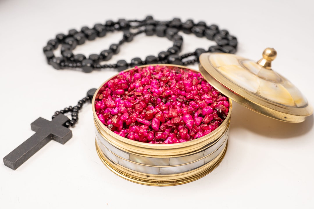 Catholic Red Church Incense,45gr 1.58oz Pontifical Granular Resin ...