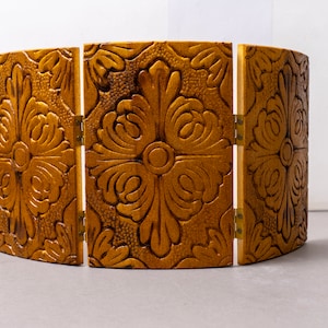 Christian Wooden Carved Triptych With the Life of Jesus Christ A ...