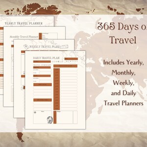 Ultimate Travel Planner Bundle Printable Trip Planner Travel Checklist ...