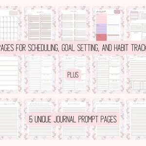 Wellness Digital Planner Journal and Tracker; Healthy Self-care Habits ...