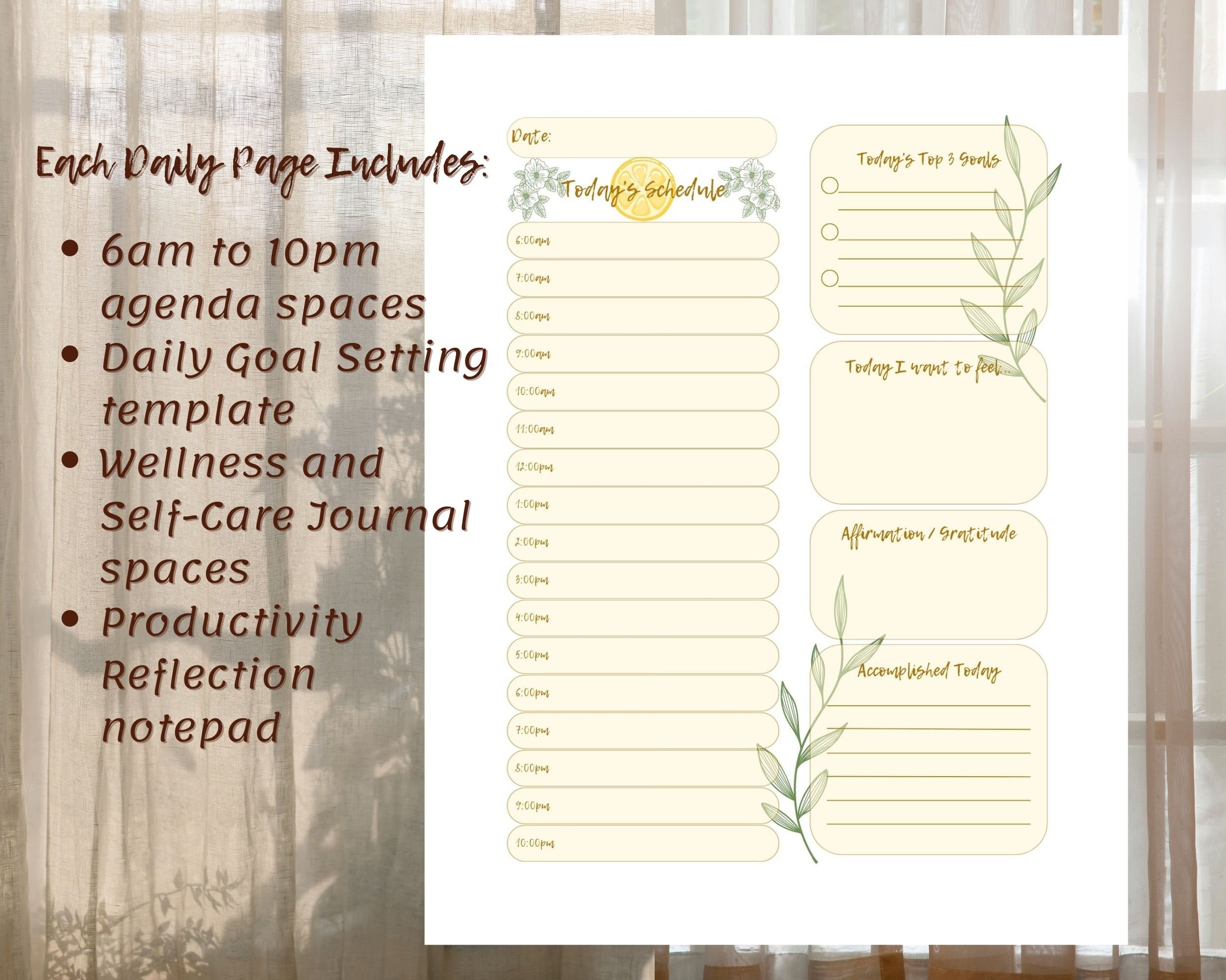 Productivity Planner Printable, Weekly Habit Tracker, to Do List and ...
