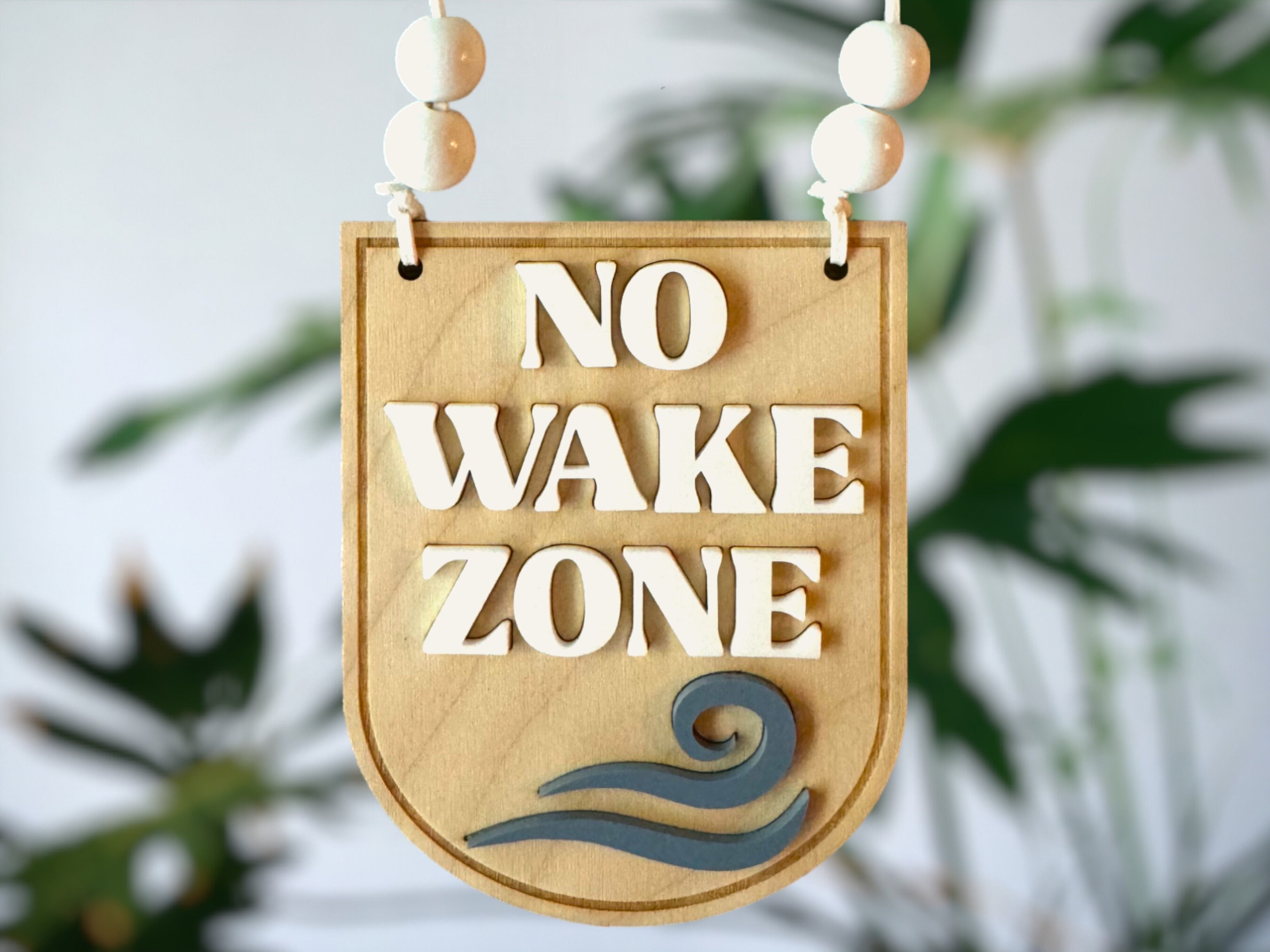 Baby Sleeping Sign, No Wake Zone, Nursery Sign, Nursery Decor, Ocean ...