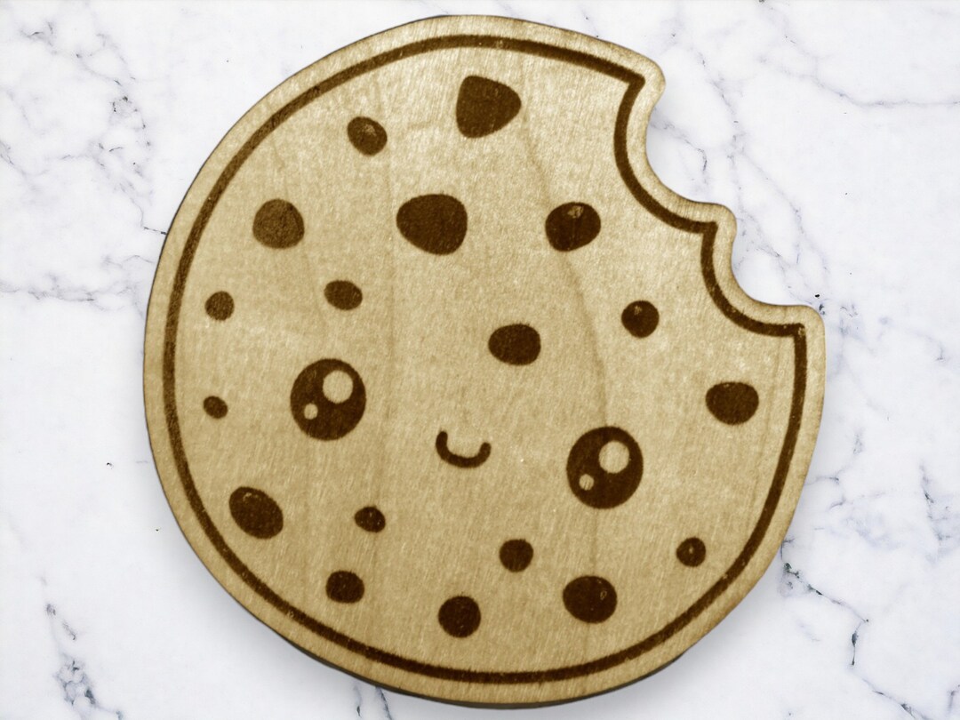 Cookie Coaster I Kawaii Cookie Coaster I Wood Coaster I Laser Engraved ...