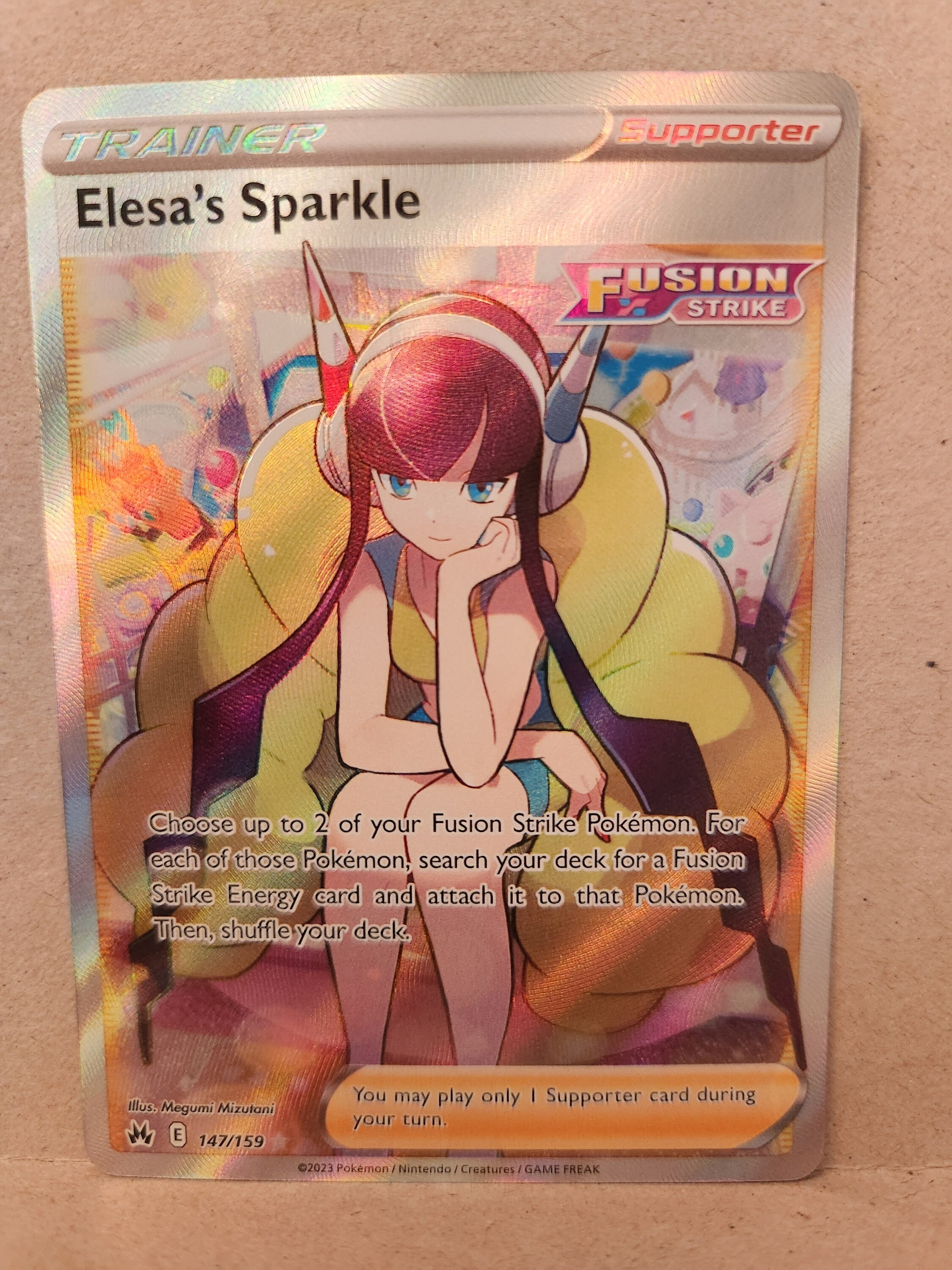 Trainer Elesa's Sparkle Alternate Art 147 - Etsy