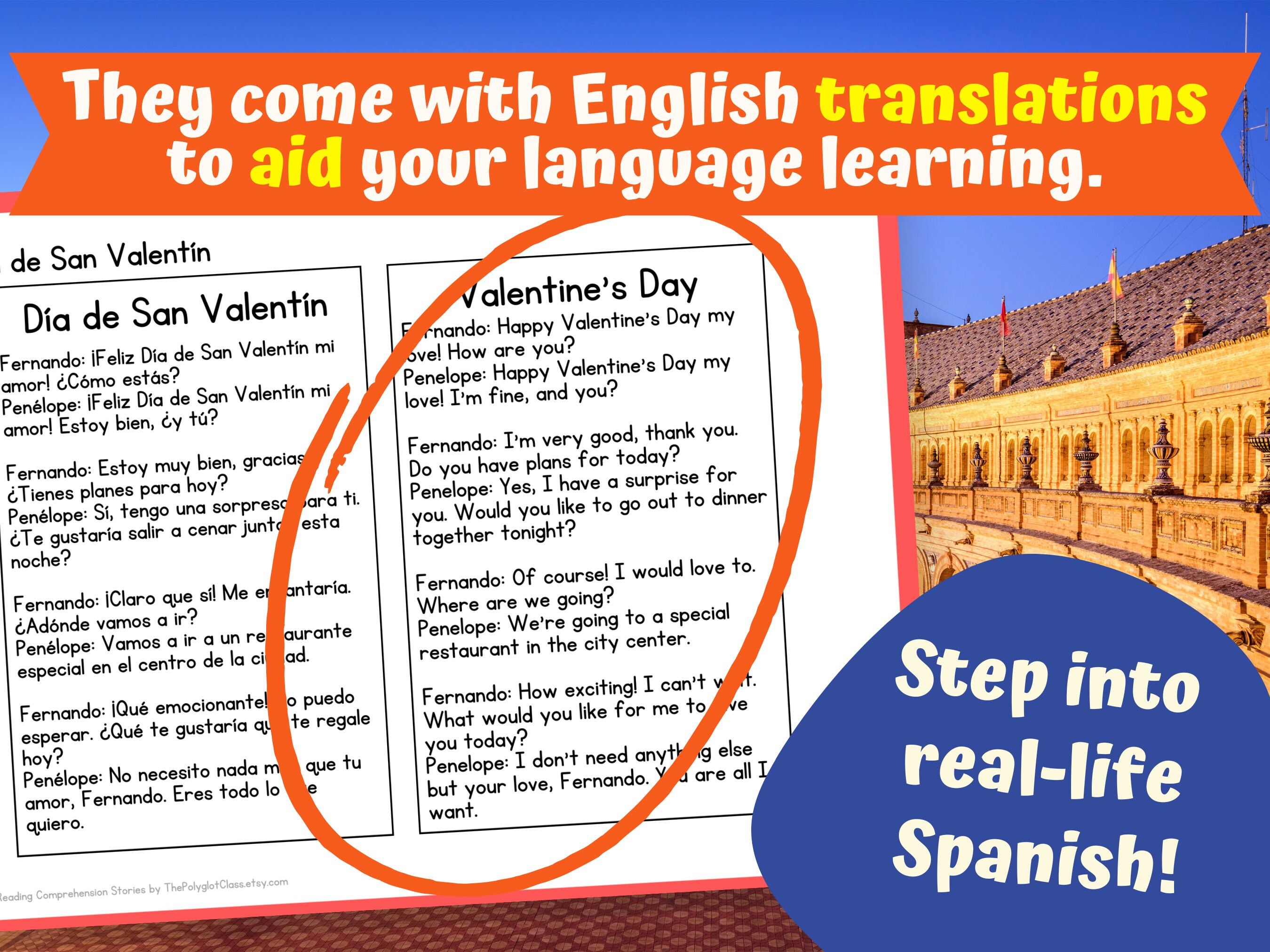 Spanish Beginner Worksheet Bundle, Stories, Vocabulary, Printable ...