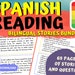Spanish Beginner Worksheet Bundle, Stories With Vocabulary, Printable ...