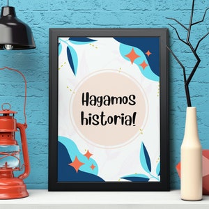 Spanish Classroom Poster Set, Educational Wall Art Decor, Bilingual, A ...