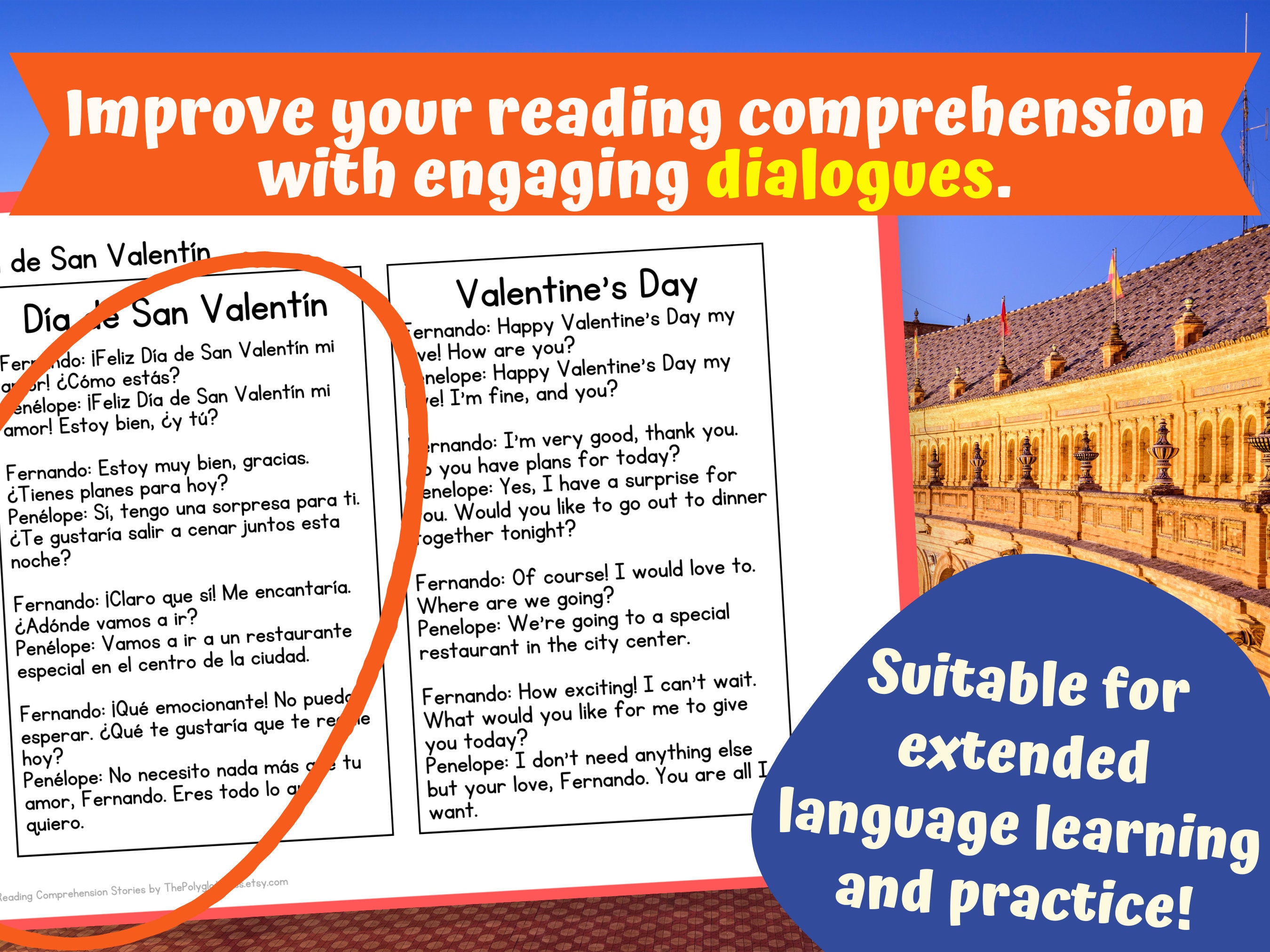 Spanish Beginner Worksheet Bundle, Stories, Vocabulary, Printable ...