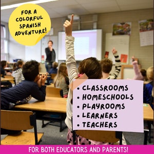 Bienvenidos Poster Set Spanish Classroom Printable - Etsy