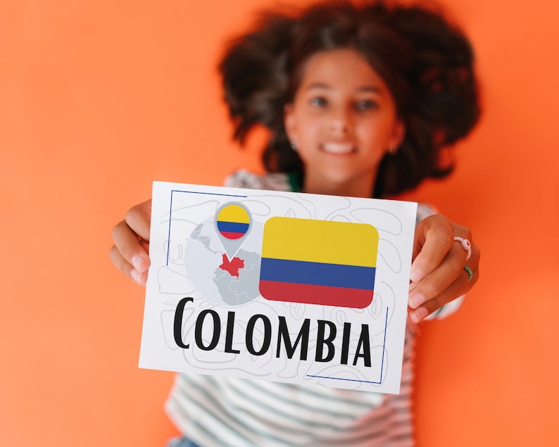 Spanish-speaking Countries With Flags and Locations Spanish - Etsy