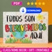 Todos Son Bienvenidos Poster, Spanish Classroom Printable, Motivational ...