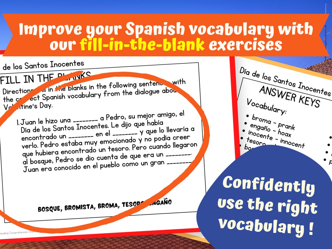 Spanish Beginner Worksheet Bundle Stories Vocabulary - Etsy