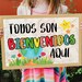 Todos Son Bienvenidos Poster, Spanish Classroom Printable, Motivational ...