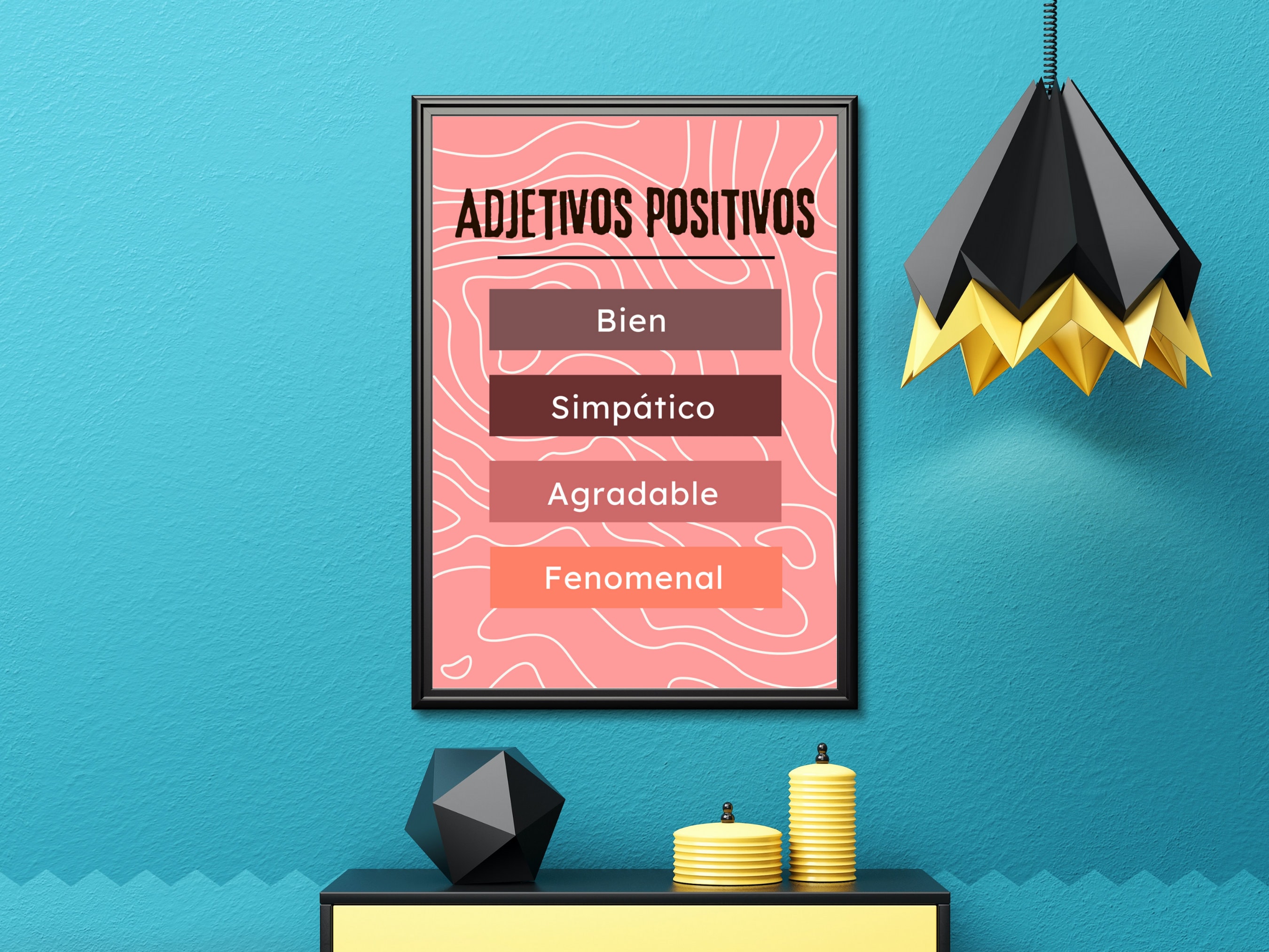 Spanish Classroom Printable Poster Set - Spanish Moods and Acrostic ...