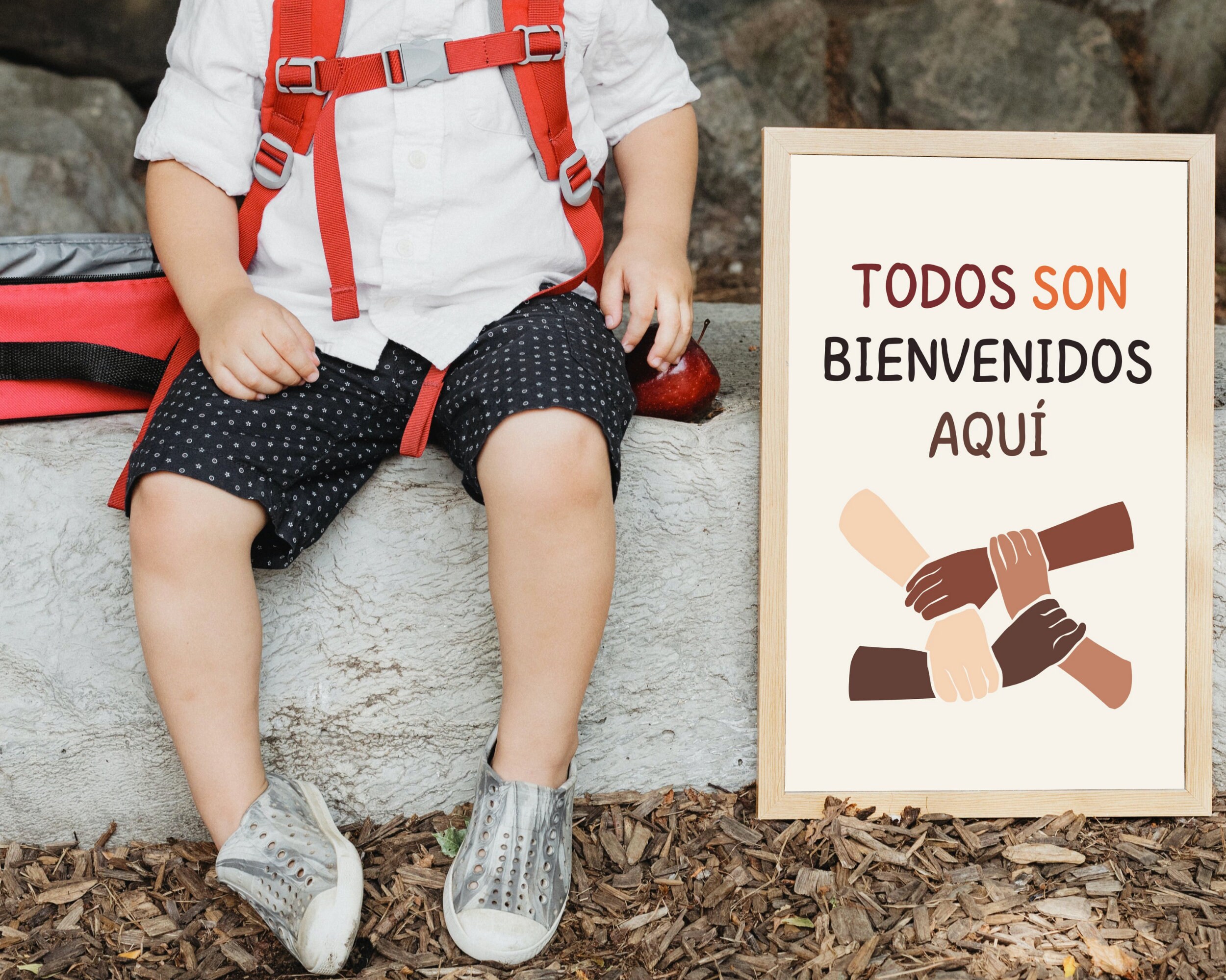 Todos Son Bienvenidos Poster, Spanish Classroom Printable, Motivational ...
