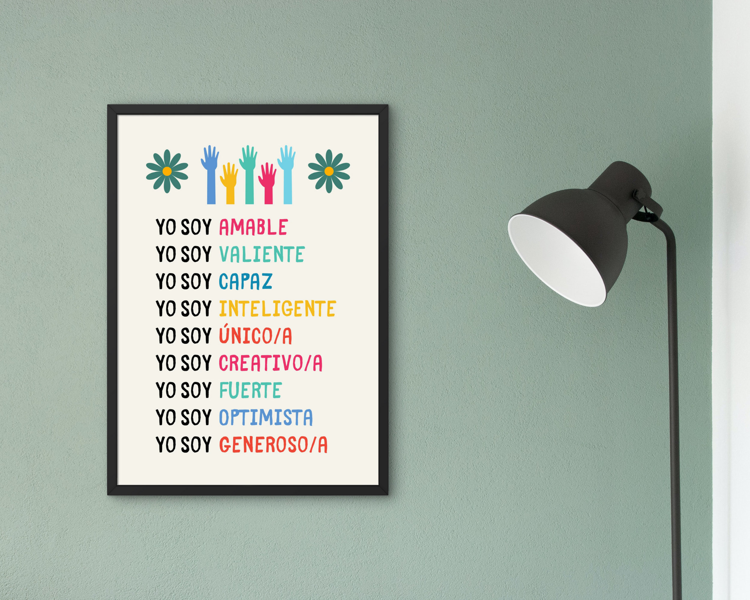Spanish Classroom Inclusivity Poster, Yo Soy, Motivational Printable ...