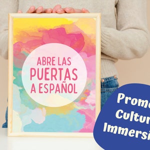 Spanish Classroom Motivational Printable Poster Set, Spanish Classroom ...