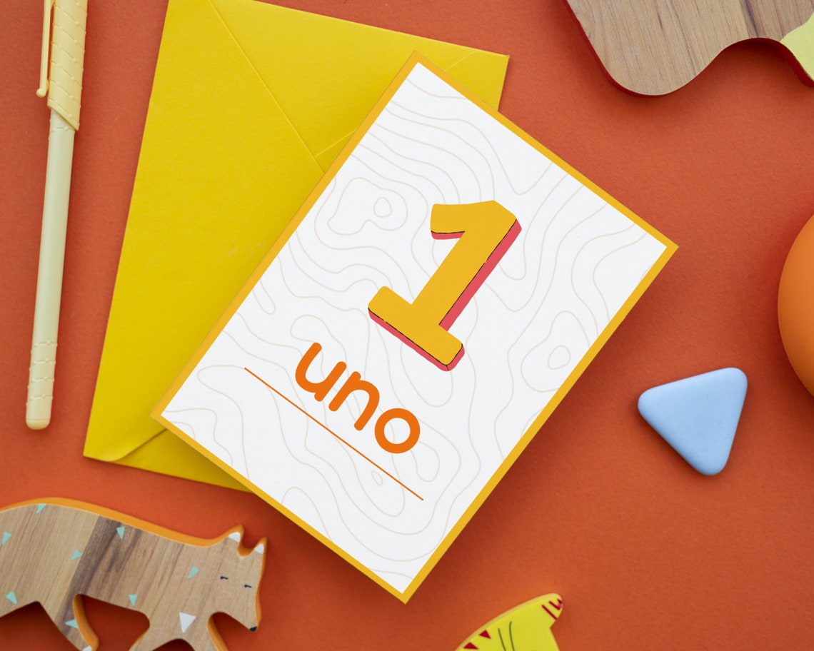 Spanish Numbers Classroom Poster Set, Educational Wall Art Decor ...