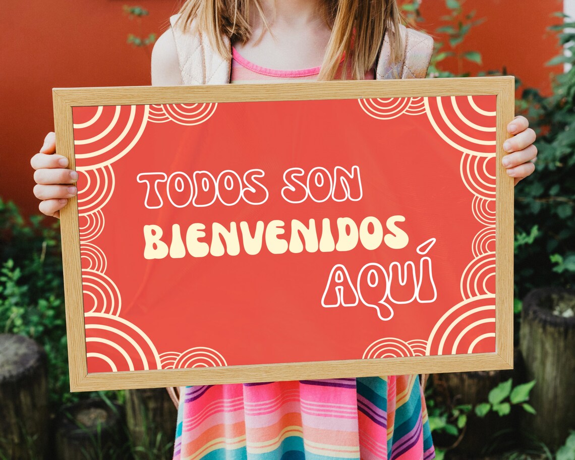Bienvenidos Poster Set, Spanish Classroom Printable, Motivational ...