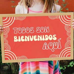 Bienvenidos Poster Set, Spanish Classroom Printable, Motivational ...