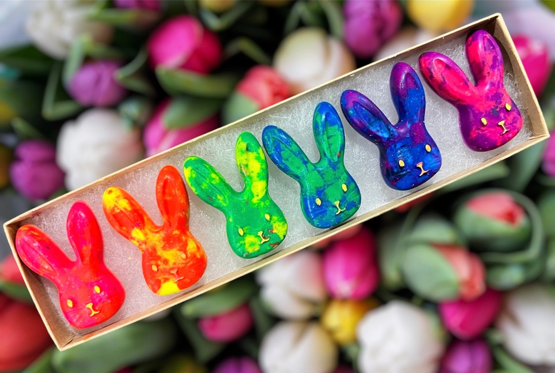 Bunny Crayons - Kids Easter Basket Stuffers - Boys Easter Basket ...