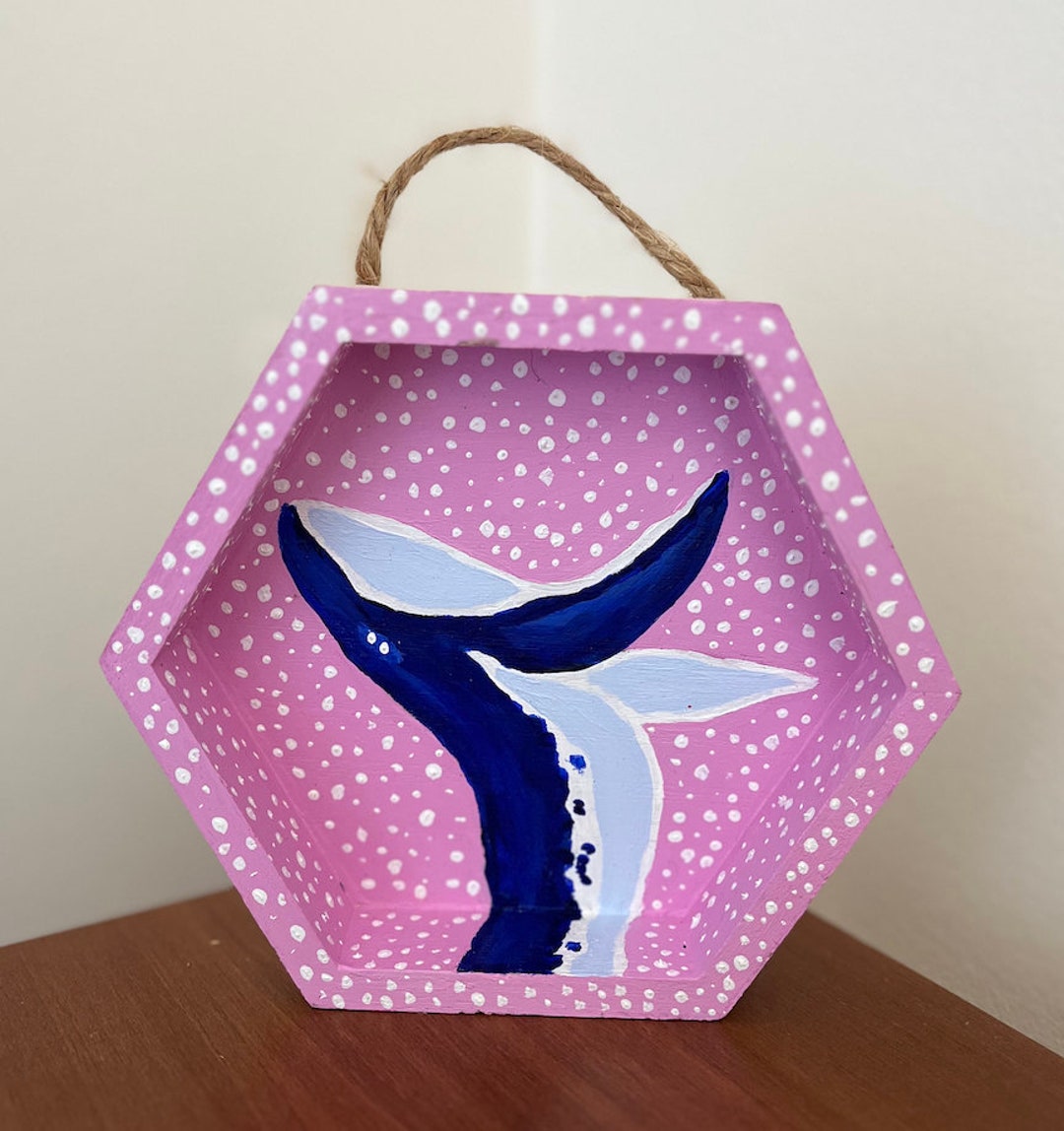 Whale Shelf Art - Etsy