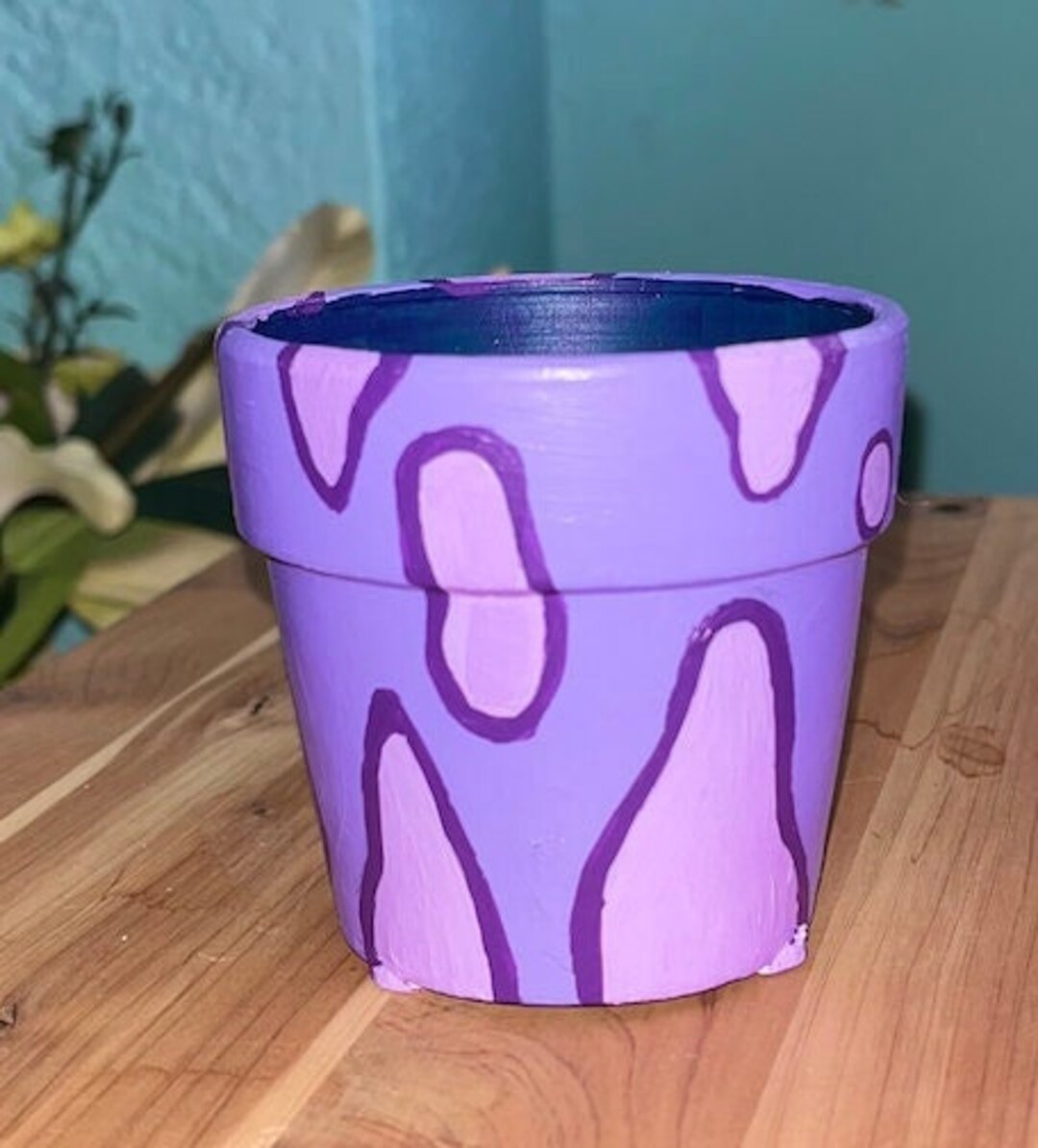 Purple Lava Pot - Etsy