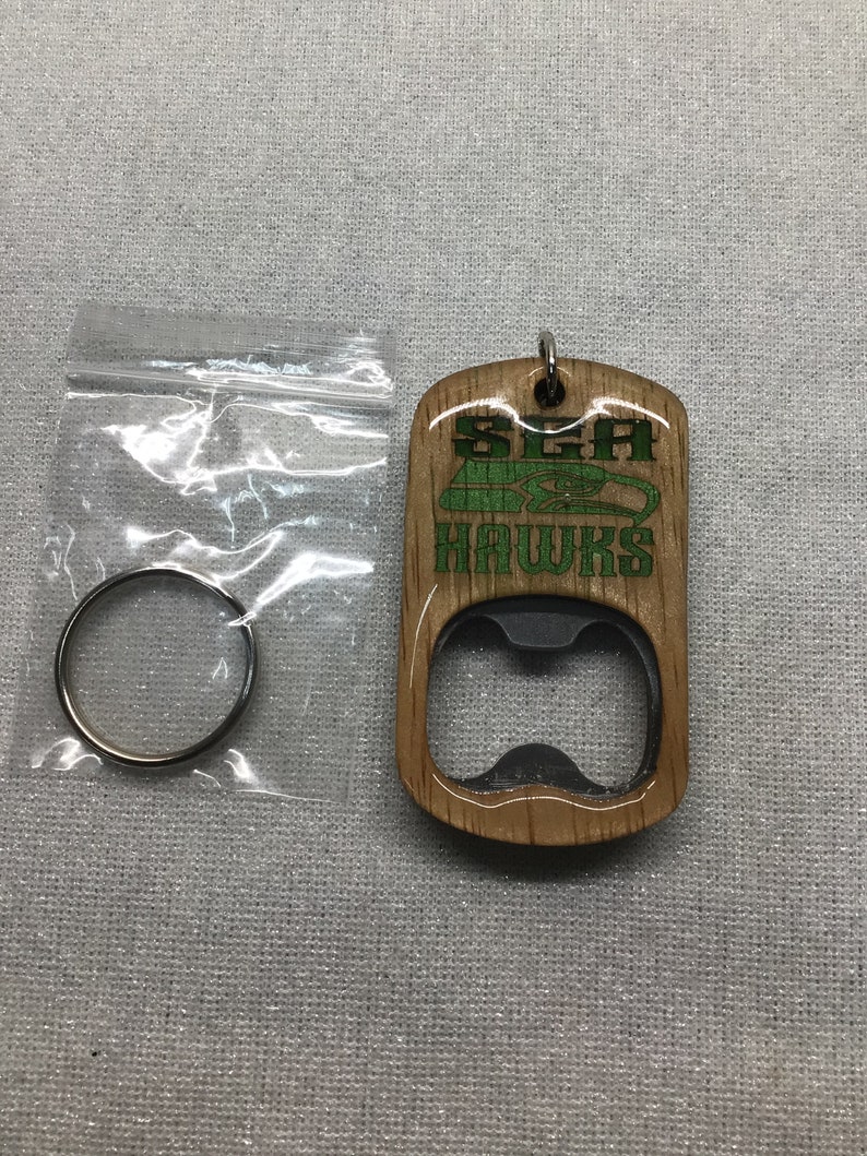 Seattle Seahawks 12th Man Bottle Opener Key Chain - Etsy