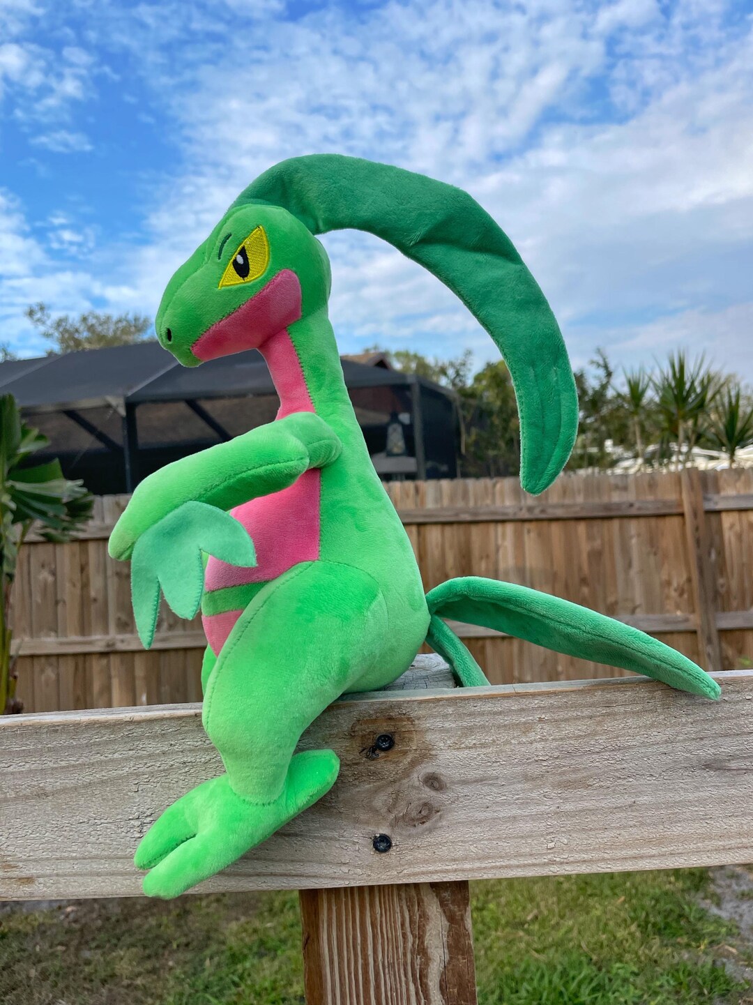 Grovyle Custom Plush Pokemon - Etsy