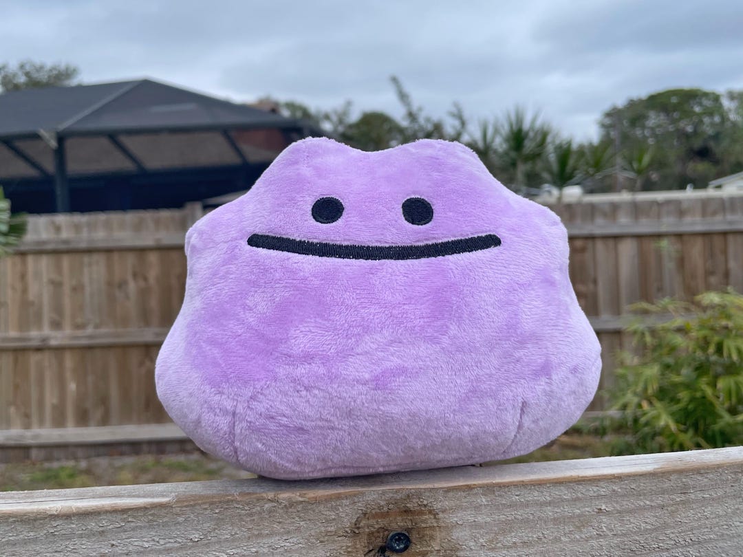 Ditto Custom Plush Pokemon - Etsy